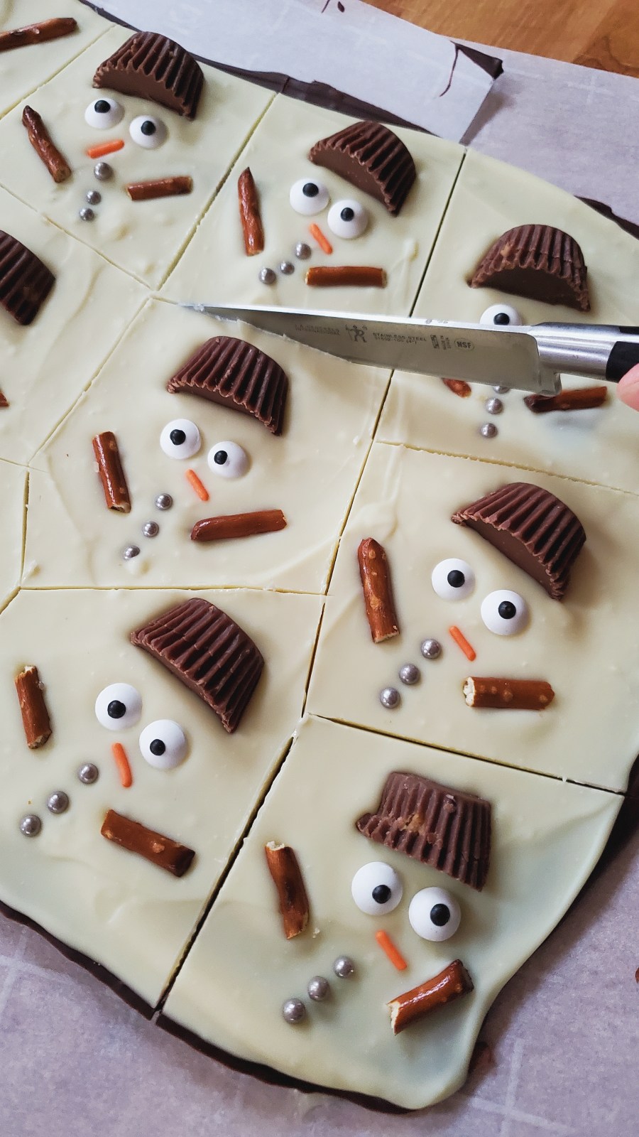 Melted Snowman Peppermint Bark | Mainstay Kitchen & Home